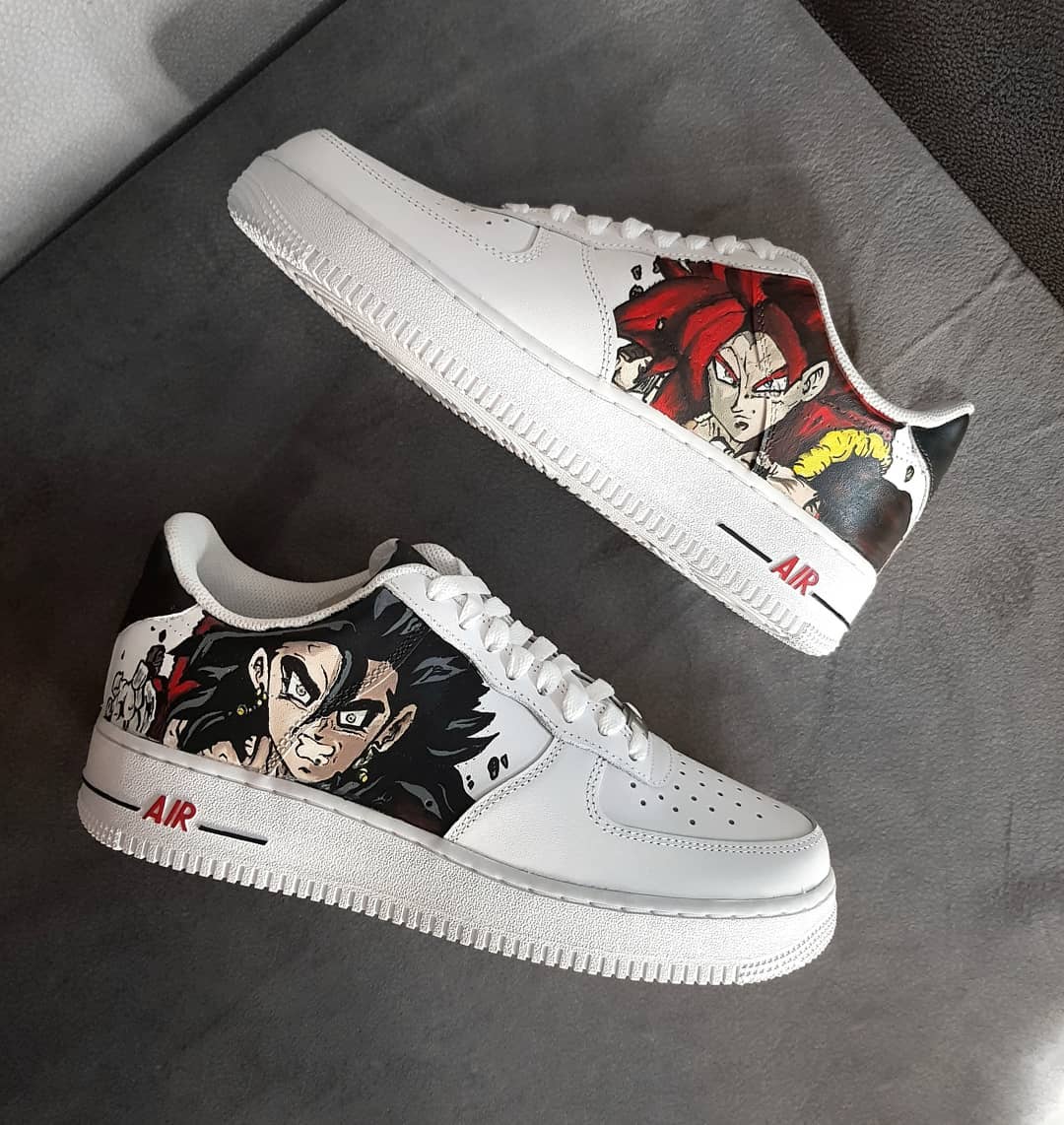 Cartoon Role Black Red Custom Air Force 1 – XX CUSTOM