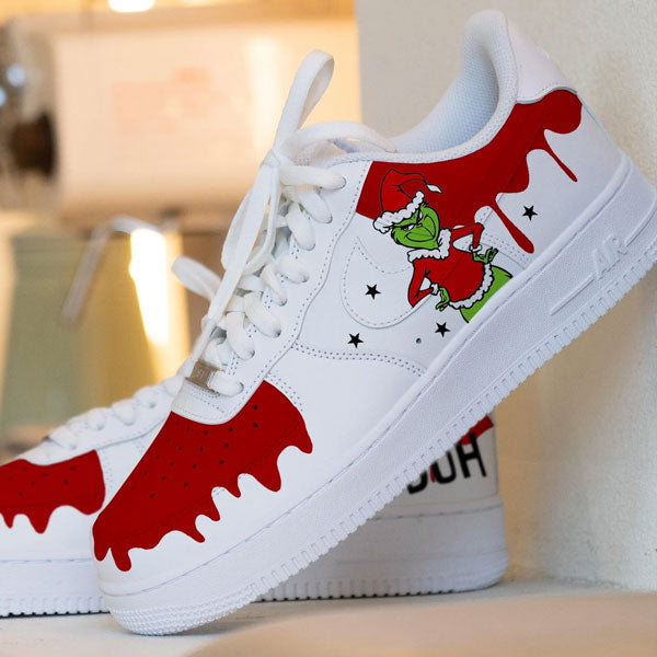 Christmas Grinch Custom Air Force 1 – XX CUSTOM