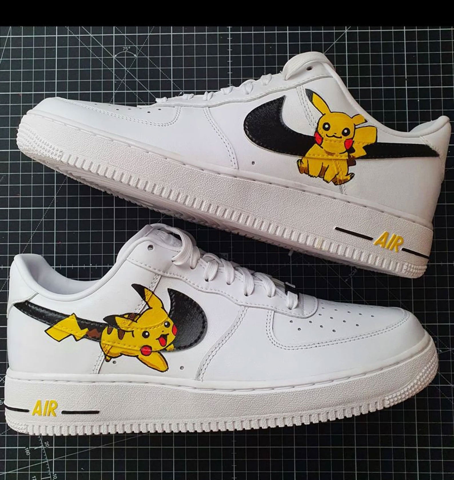 Pikachu Graffiti Custom Air Force 1 – XX CUSTOM