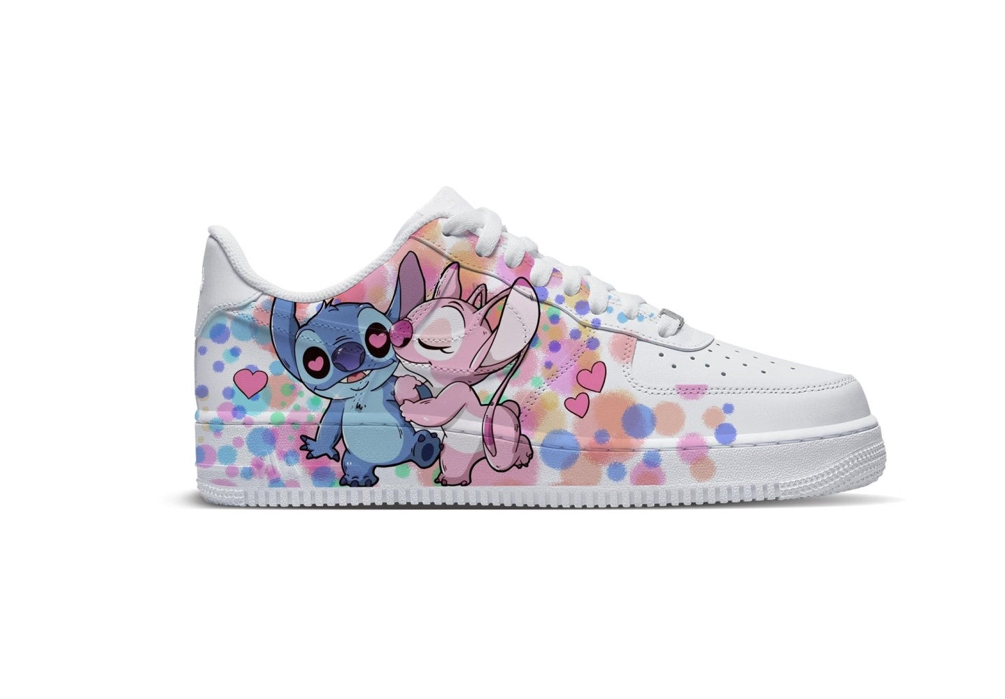 Stitch and Angel Custom Air Force 1 – XX CUSTOM