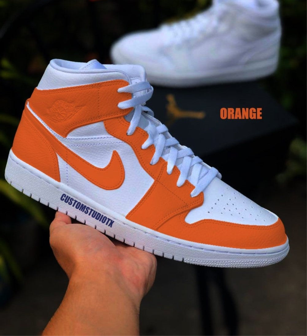 Orange Custom Air Jordan 1 – XX CUSTOM