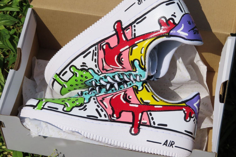 Color Drip Surf Custom Air Force 1