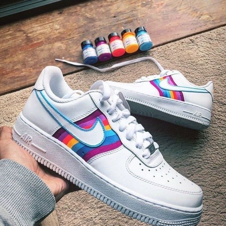 Rainbow Color Custom Air Force 1 – XX CUSTOM