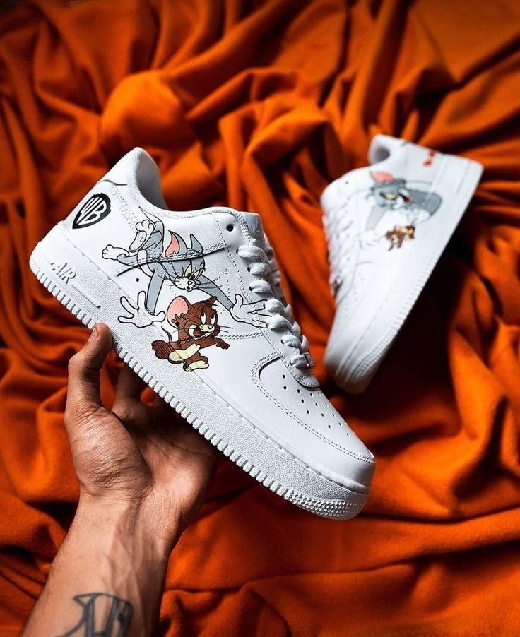 Tom And Jerry Pattern Custom Air Force 1 – XX CUSTOM
